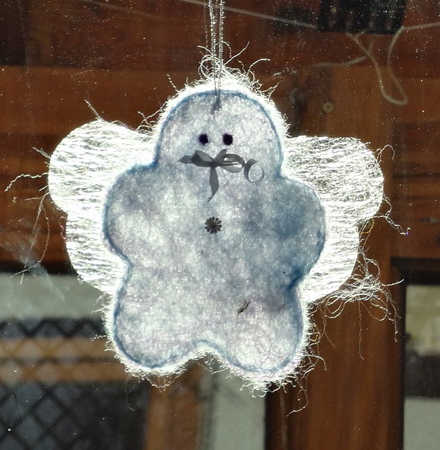 Basteln für Weihnachten - einen Engel filzen